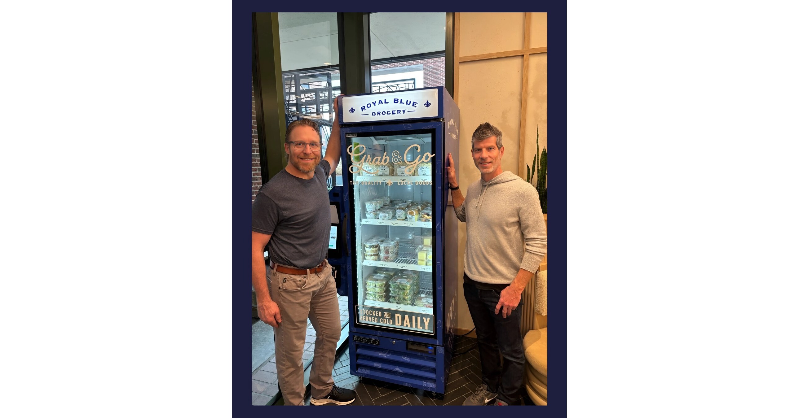 REDYREF Launches Smart Food Vending Fridge with Royal Blue Grocery at ...