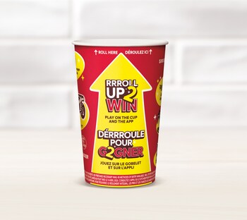 Roll Up cups are BACK! Starting today, play Tim Hortons Roll Up To Win ...