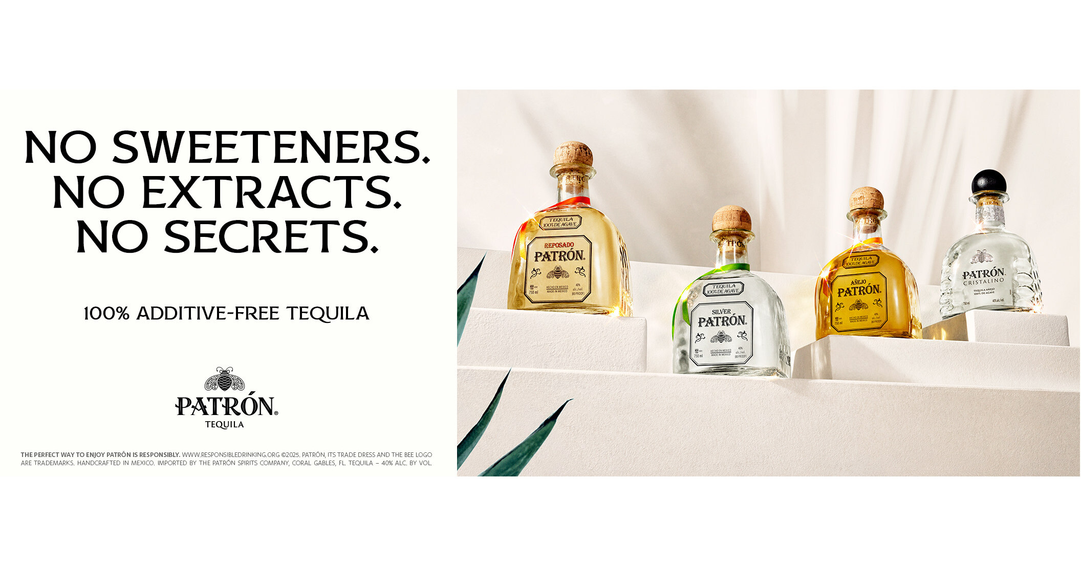 PATRÓN TEQUILA LAUNCHES "100% ADDITIVE-FREE TEQUILA" CAMPAIGN ...