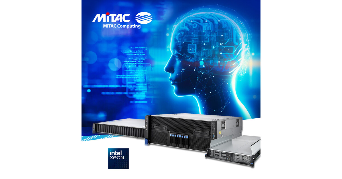 MiTAC Computing bringt Server der nächsten Generation mit Intel Xeon 6 mit P-Core-Prozessoren ...