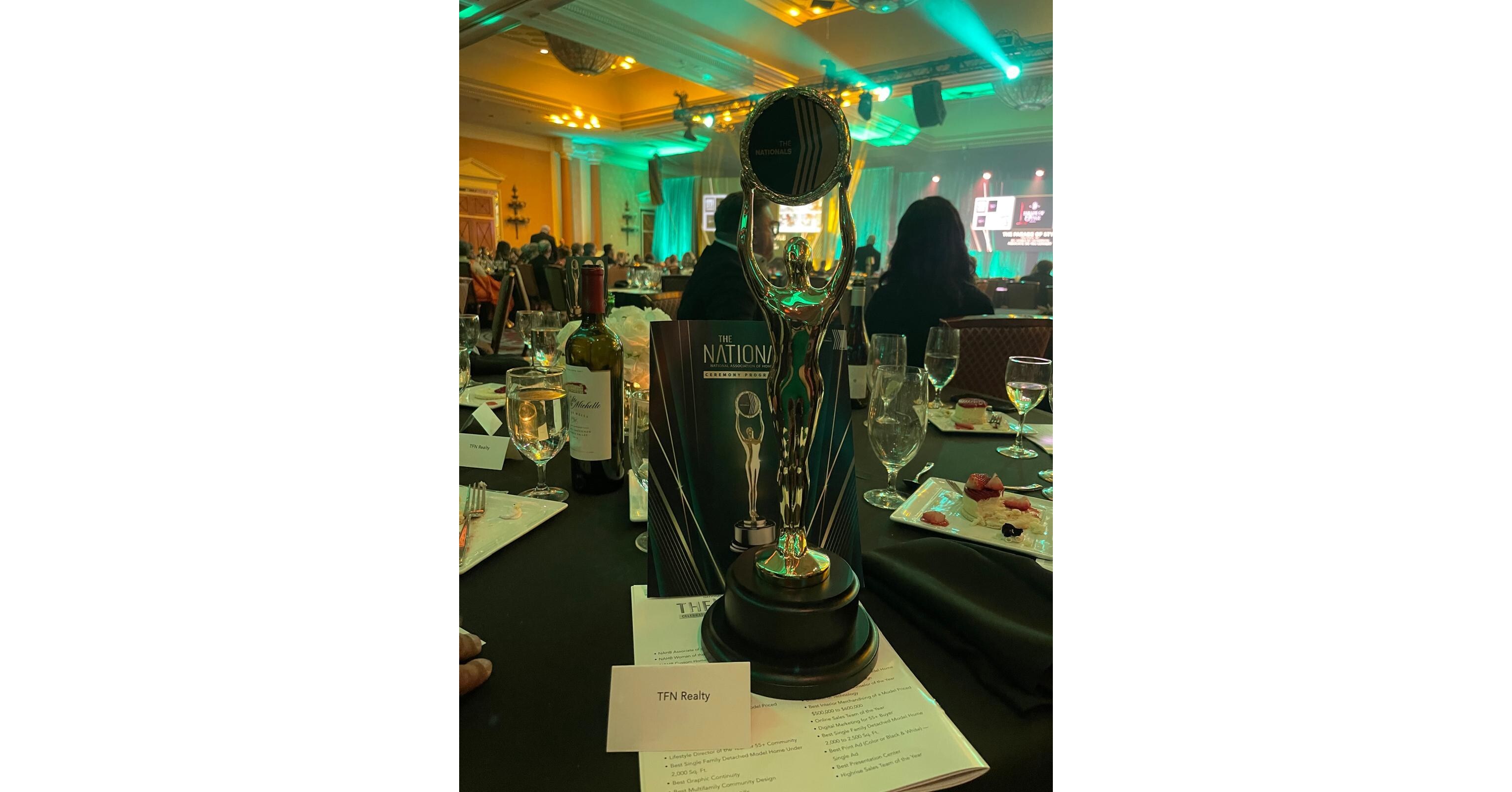 TFN Realty Wins Gold for Best Sales Team at The Nationals by the ...