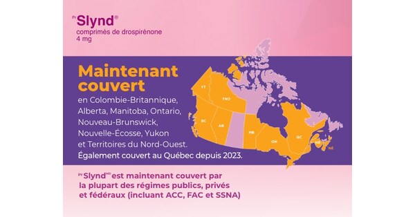 Slynd est maintenant accessible à 95 % de la population canadienne ...