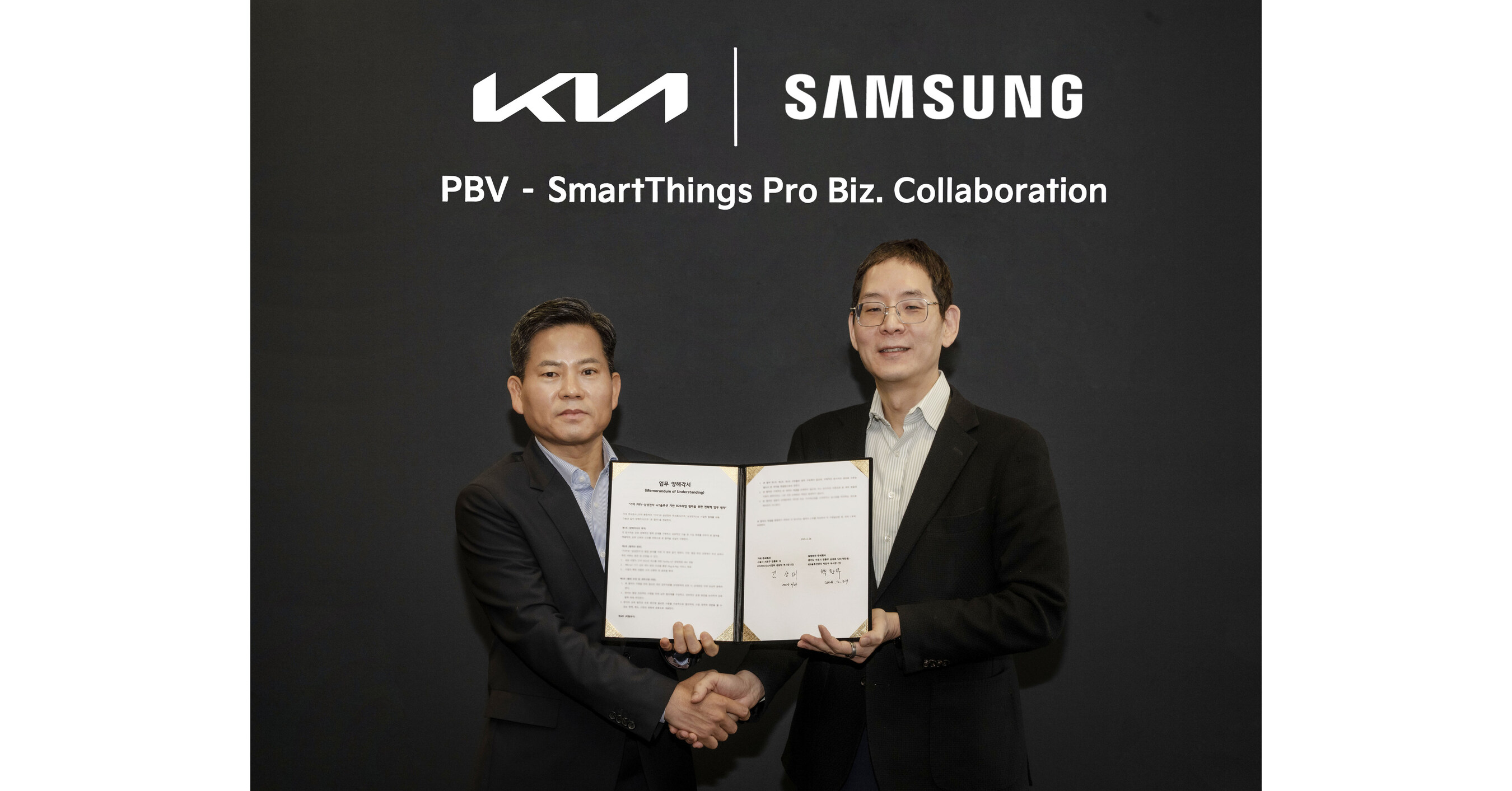 Kia and Samsung Partner to Integrate SmartThings Pro into Kia PBVs