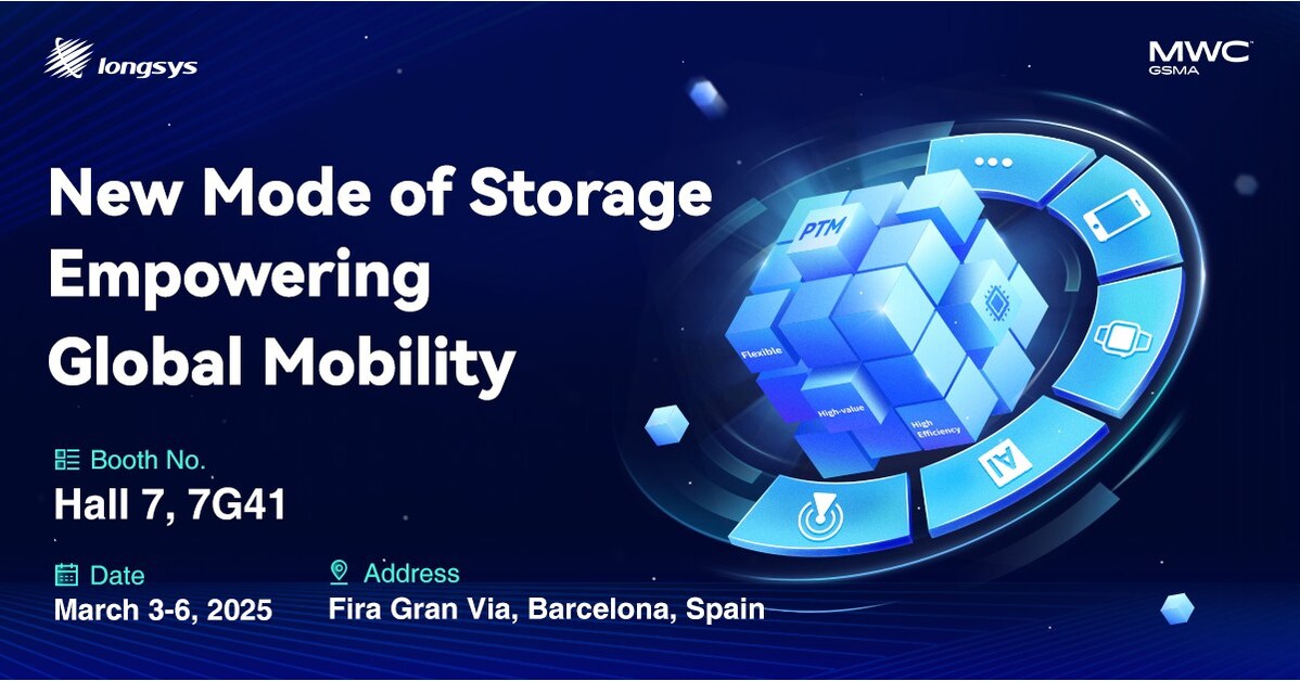 Longsys debuta en el MWC25 presentando avances en innovación de almacenamiento y aplicaciones