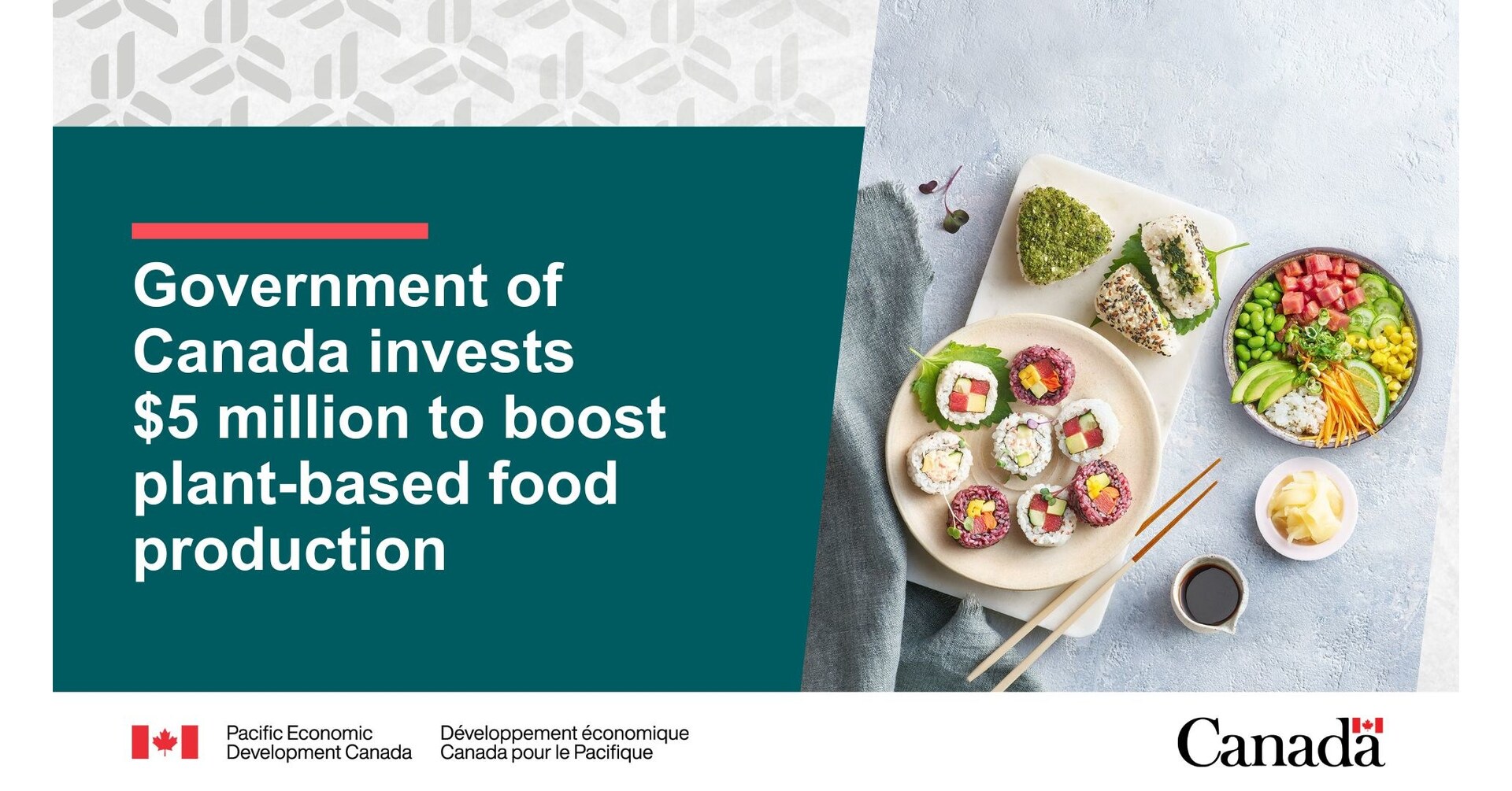 Government of Canada invests $5 million to boost plant-based food ...