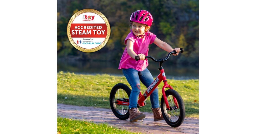 All Strider 12 and 14x Bikes Earn STEAM Toy Accreditation