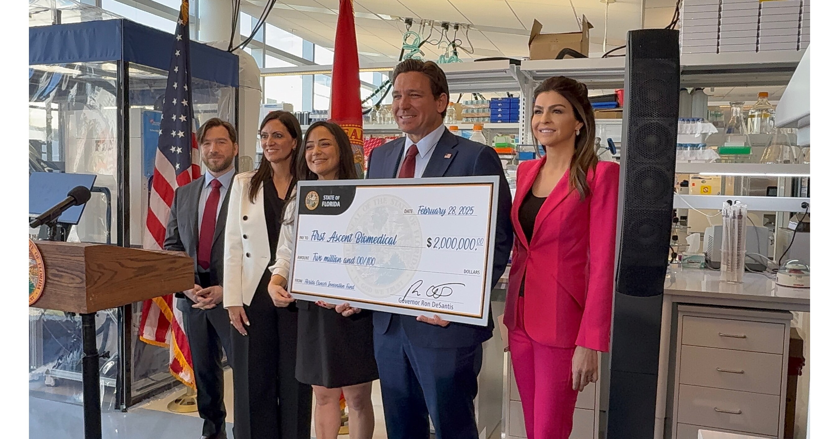 First Ascent Biomedical Awarded Florida Cancer Innovation Fund Grant