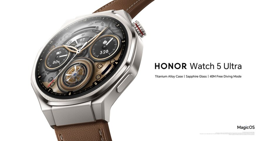 HONOR presenta el impresionante reloj HONOR Watch 5 Ultra en el MWC 2025