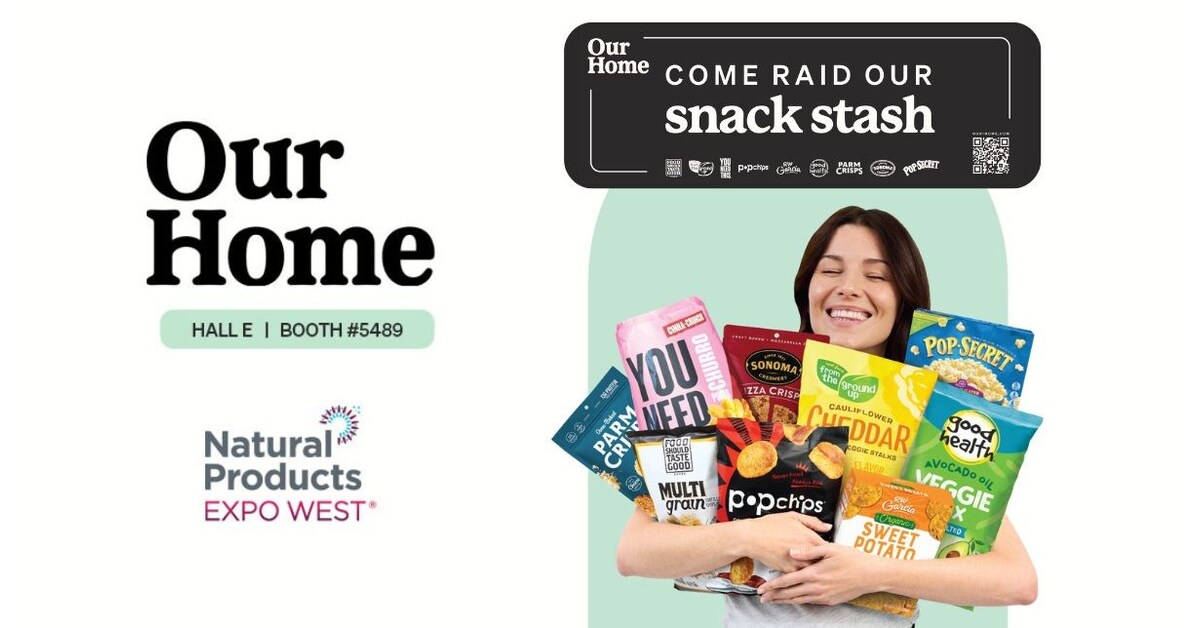 Our Home Invites Attendees to Come Raid Its Snack Stash at Expo West 2025