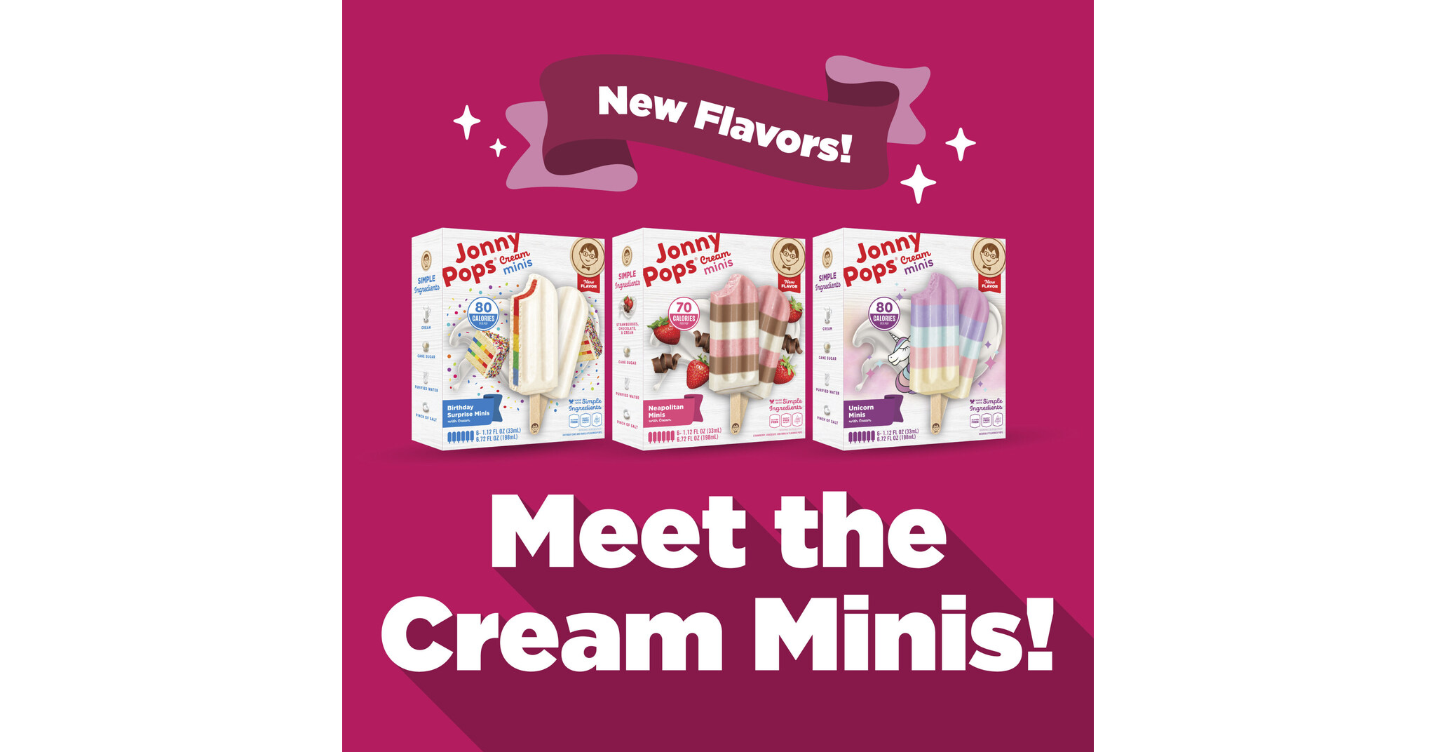 Mini Magic! JonnyPops Unveils Three Irresistible Mini Cream Pops at ...