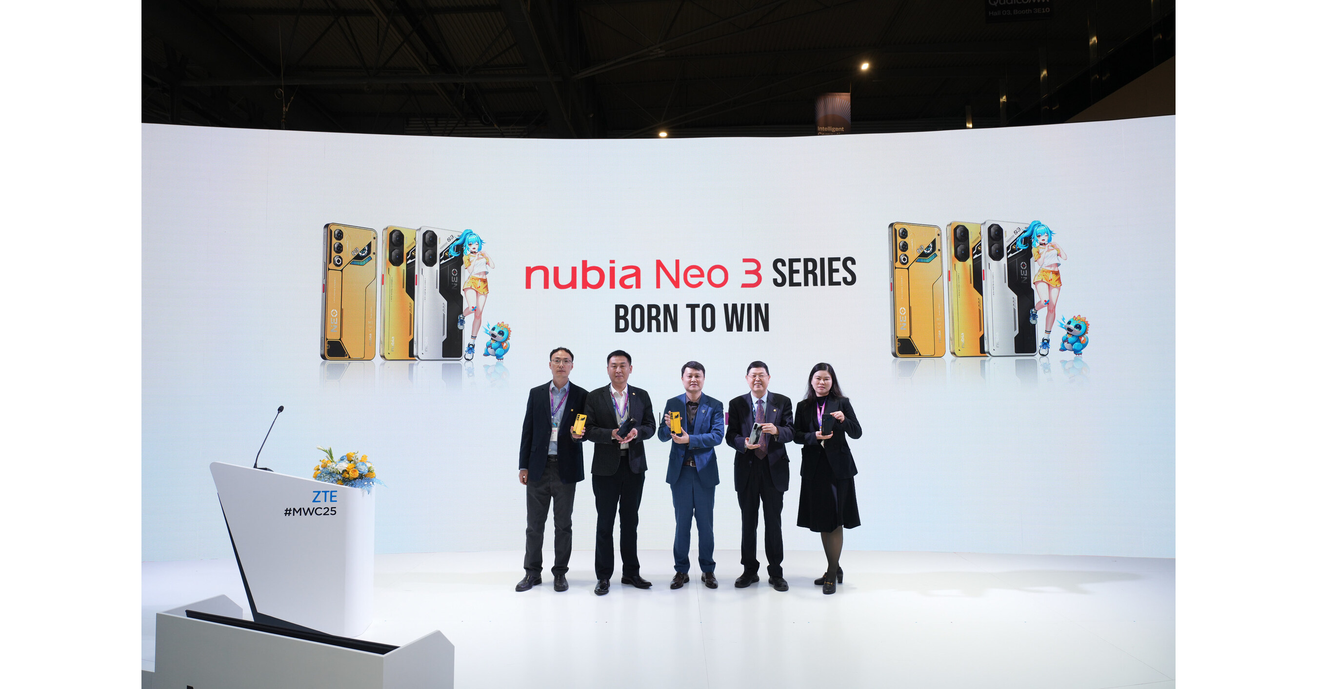 "Born to Win" para jugadores: ZTE presenta la serie nubia Neo 3 en el MWC Barcelona 2025