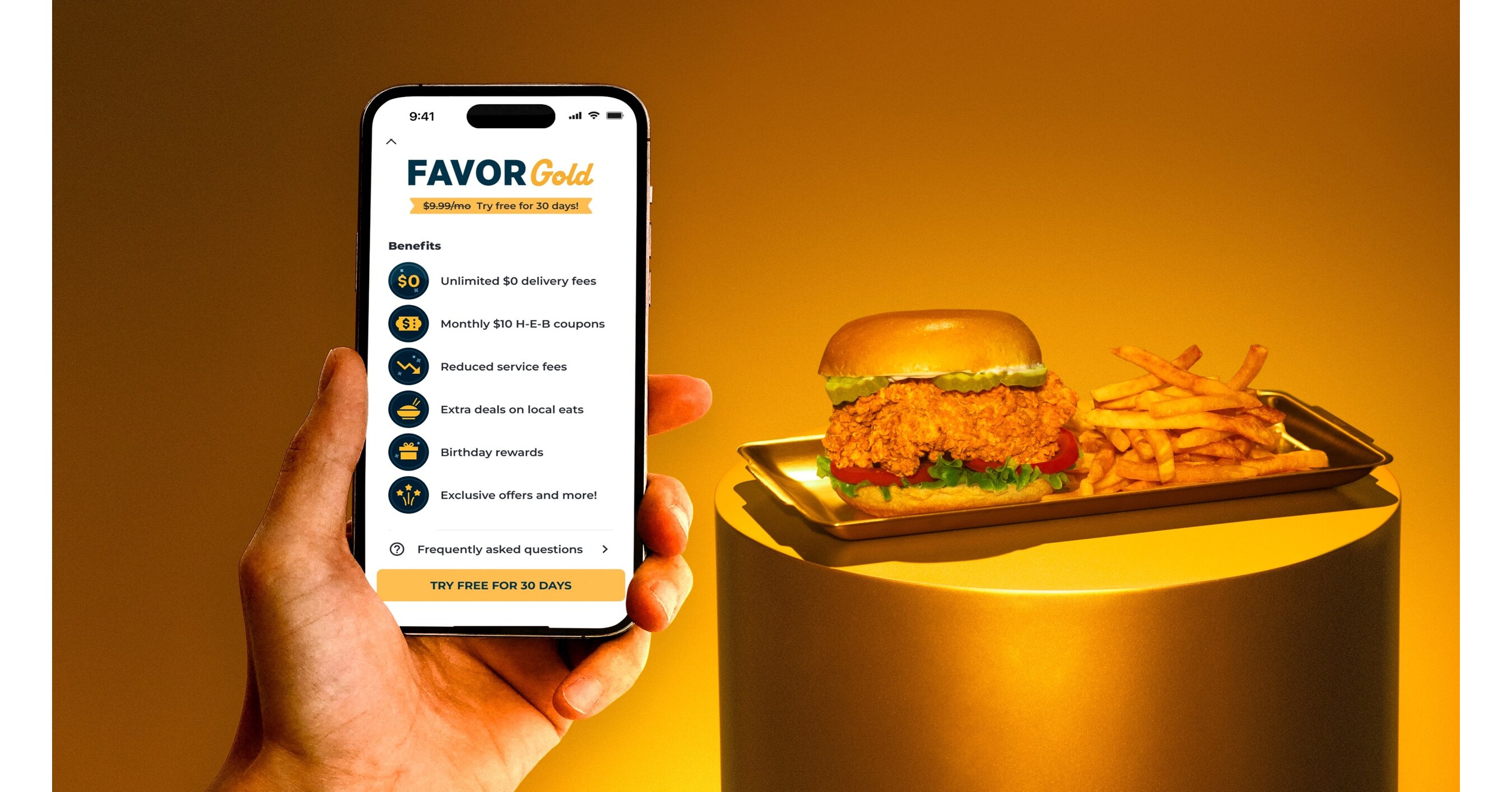 Favor Delivery Launches Favor Gold, Texas' Must-Have Membership Program