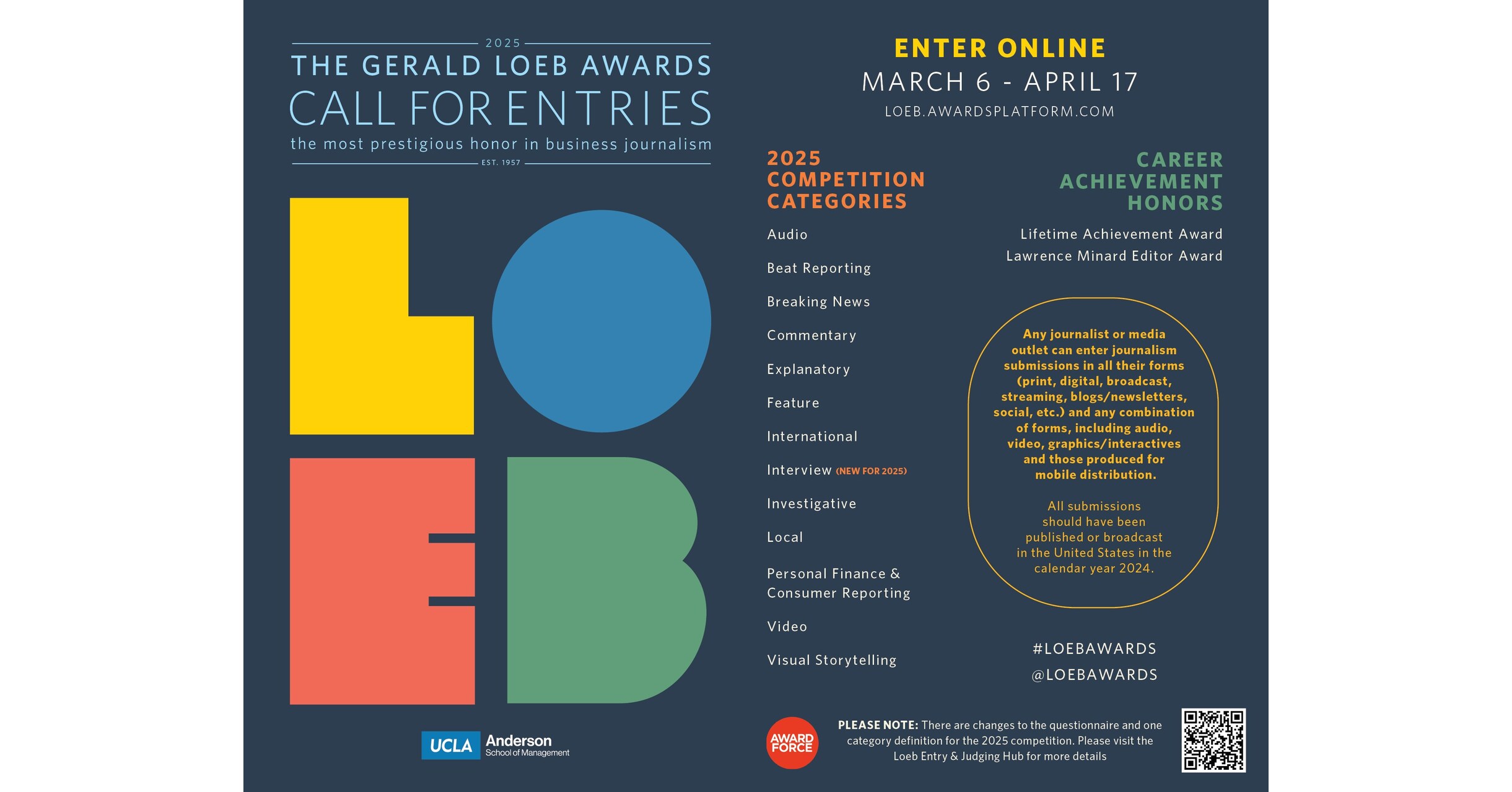2025 LOEB AWARDS OPEN CALL FOR ENTRIES, WITH APRIL 17 DEADLINE FOR ...