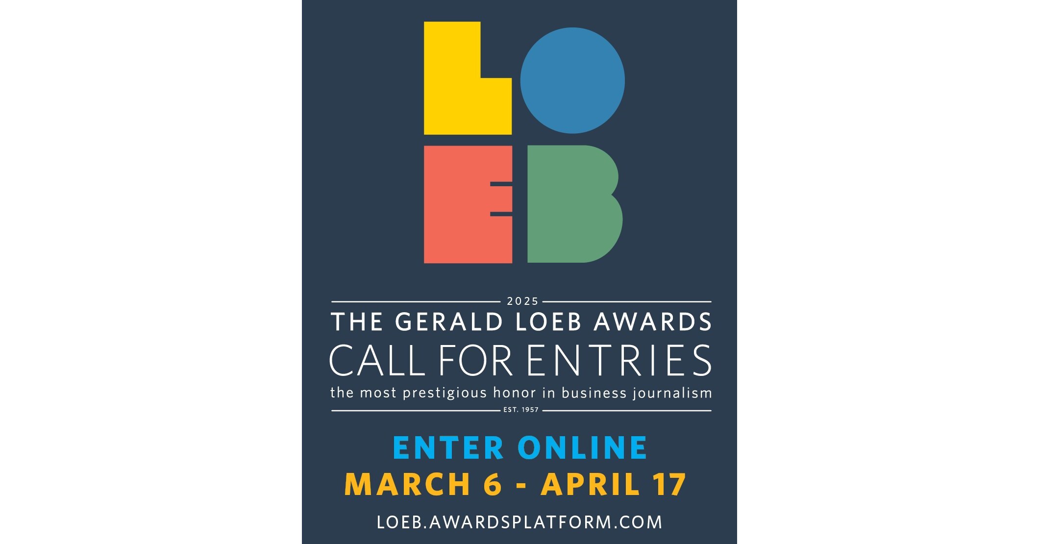 2025 LOEB AWARDS OPEN CALL FOR ENTRIES, WITH APRIL 17 DEADLINE FOR ...