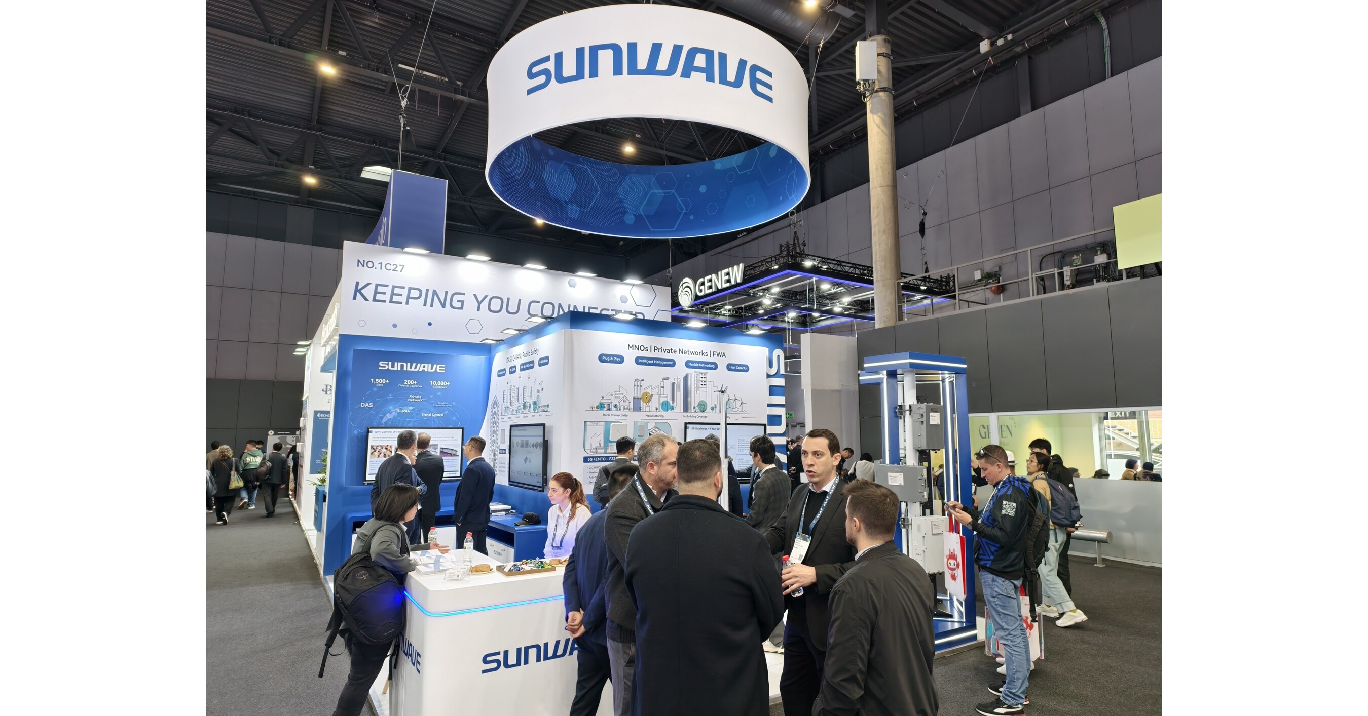 Network, Simplified: Sunwave Brings Smart, Seamless Connectivity to MWC 2025