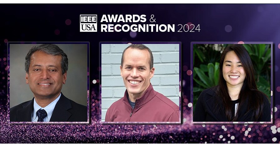 Three Industry Leaders Receive Coveted IEEE-USA Awards