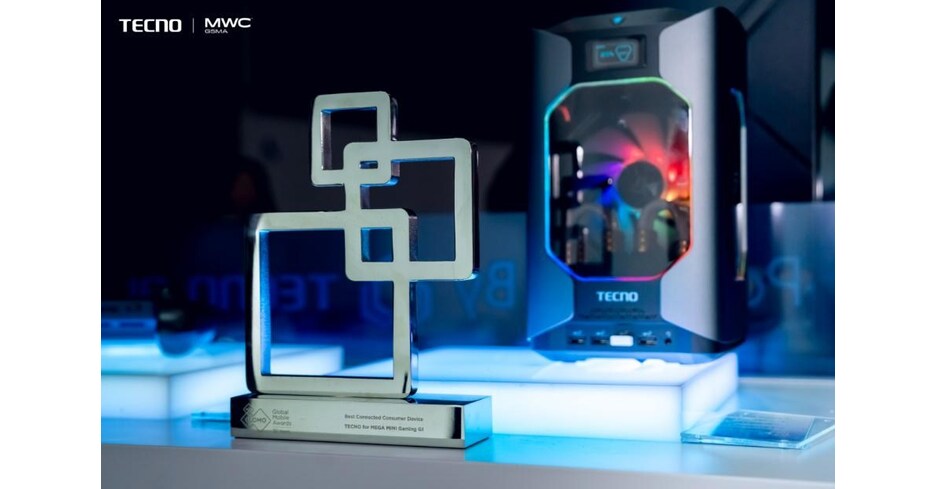 TECNO's MEGA MINI Gaming G1 Shines at GLOMO Awards 2025 during MWC 2025 ...