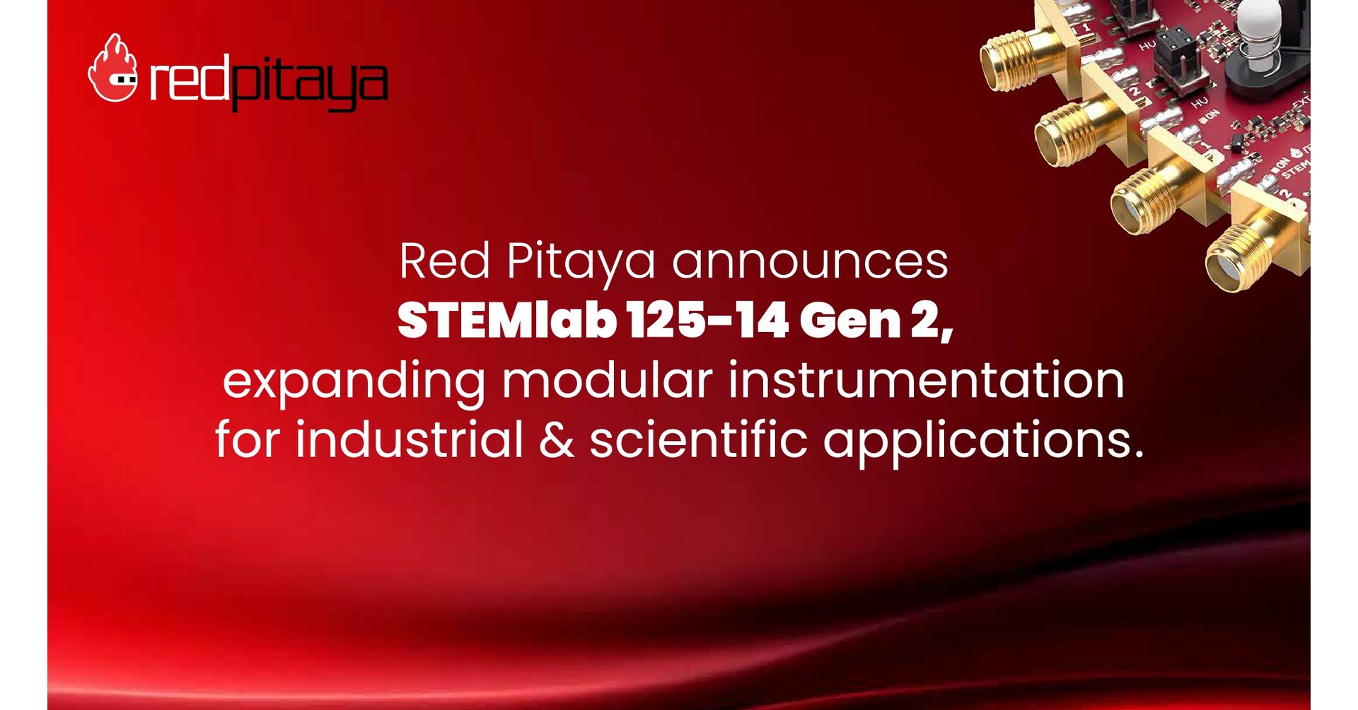 Red Pitaya announces STEMlab 125-14 Gen 2, expanding modular instrumentation for industrial and ...