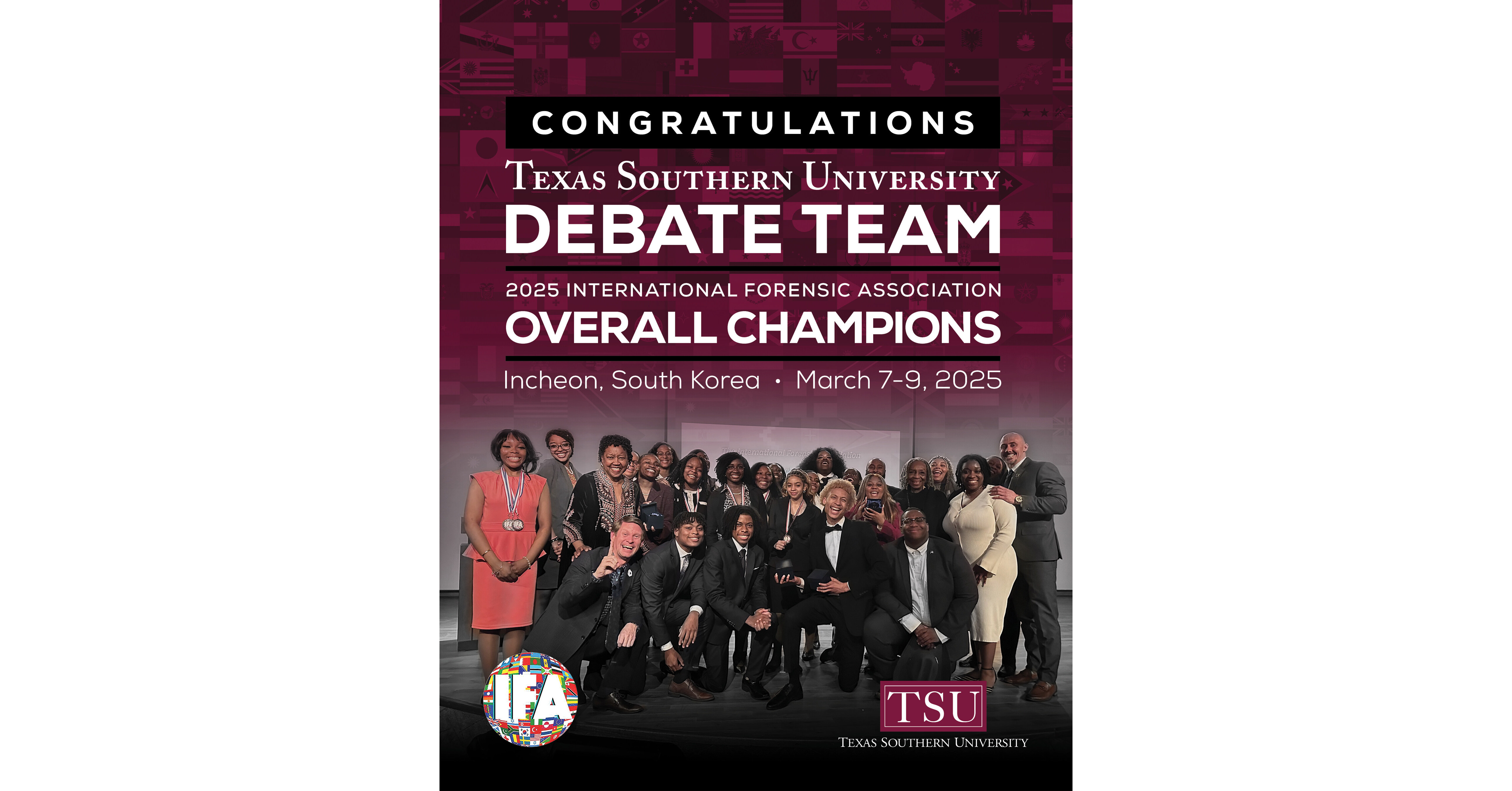 Texas Southern University Debate Team Wins International Forensic ...