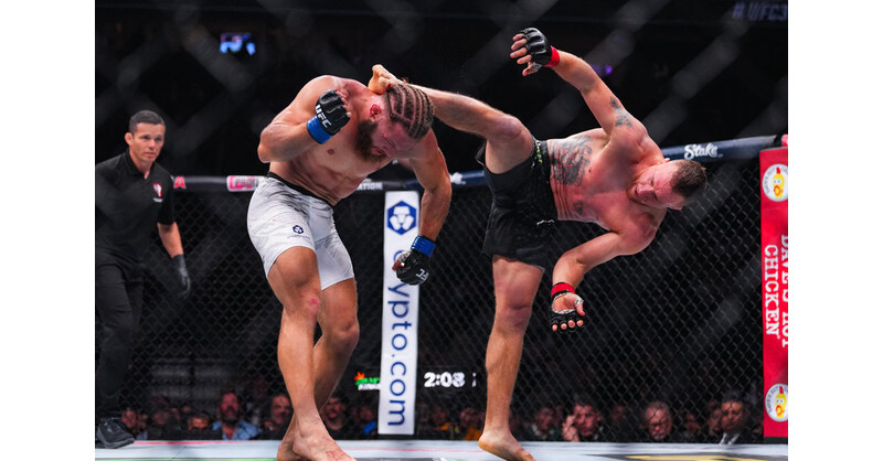 Monster Energy's Justin Gaethje Defeats Rafael Fiziev at UFC 313 in Las ...