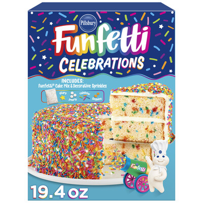 Pillsbury™ Funfetti® Unveils New Celebrations Cake Mix, Bringing the ...
