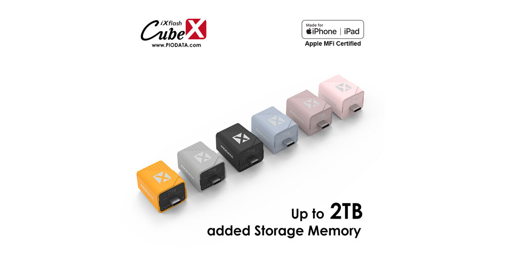 Vinpower now offers 2TB capacity across their full series of Apple MFi iXflash and iXflash Cube ...
