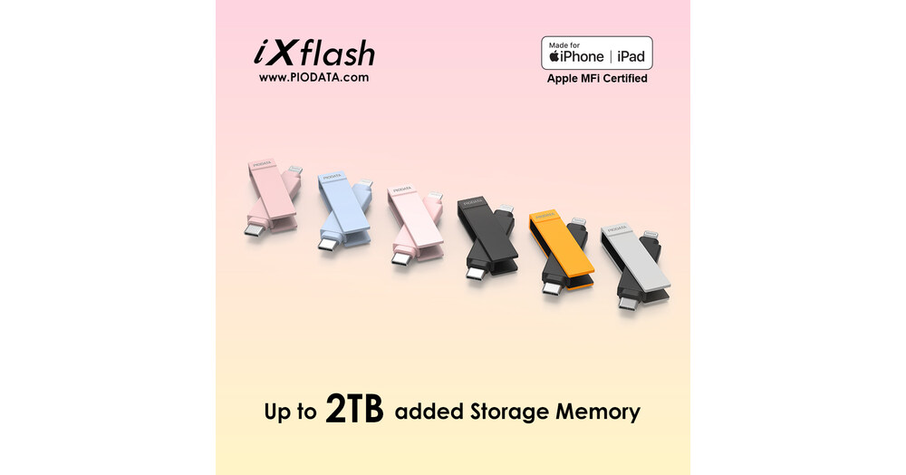 Vinpower now offers 2TB capacity across their full series of Apple MFi iXflash and iXflash Cube ...