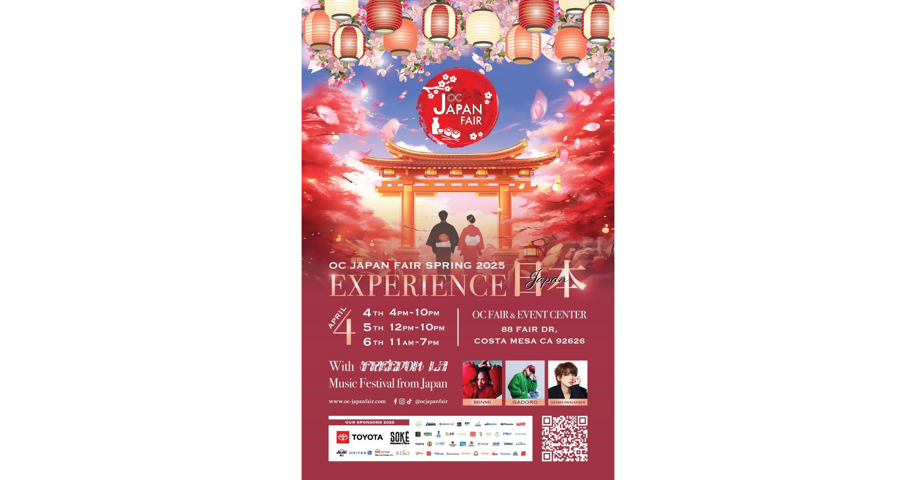 The 16th "OC JAPAN FAIR" **PLUS** Music Festival "Freedom LA" Coming to ...