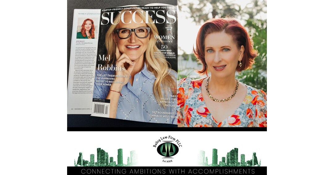 SUCCESS Magazine Names Jess Bailey a 2024 Women of Influence Finalist