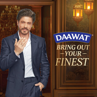DAAWAT® Partners with Global Superstar Shah Rukh Khan as Brand Ambassador