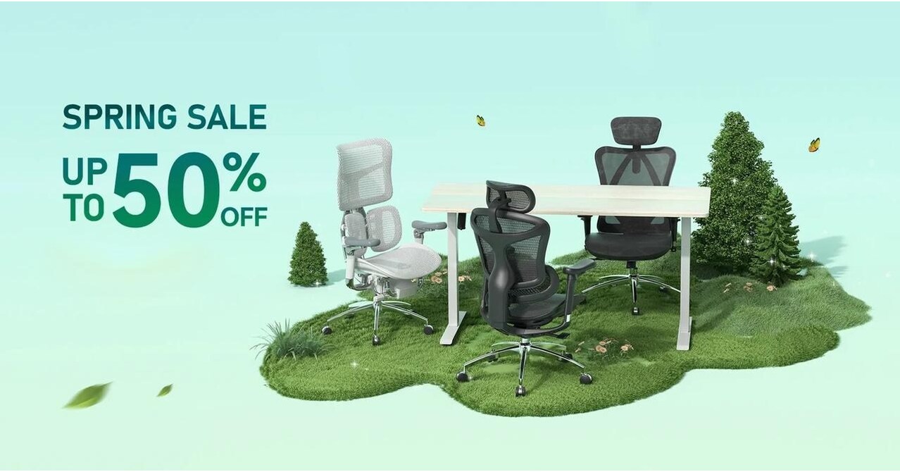 Embrace Spring Comfort with Sihoo's Ergonomic Furniture Sale