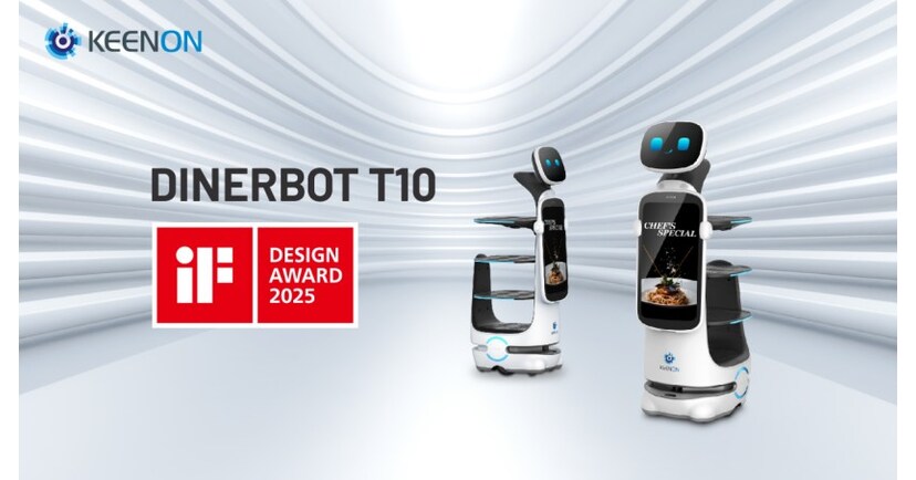 Robot DINERBOT T10 společnosti KEENON Robotics získal cenu iF DESIGN ...