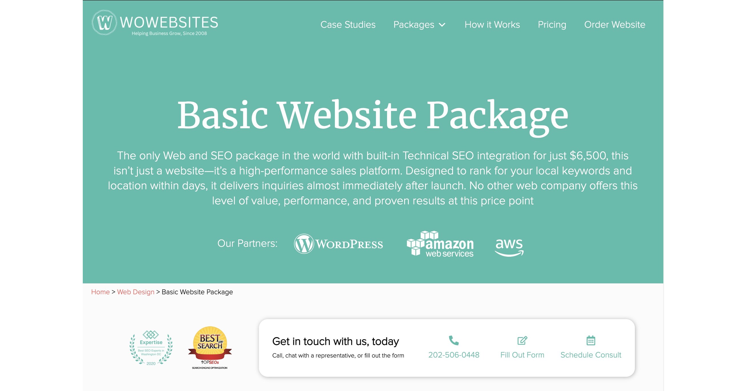 WOWebsites.com Focuses on Proven Results with Its Basic Website Package