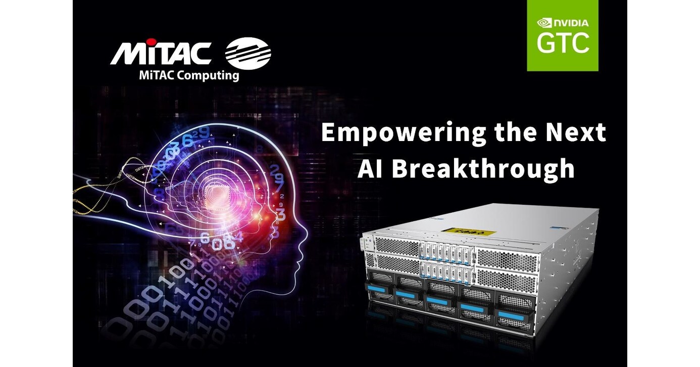 MiTAC Computing Unveils Advanced AI Server Solutions Accelerated by NVIDIA at GTC 2025