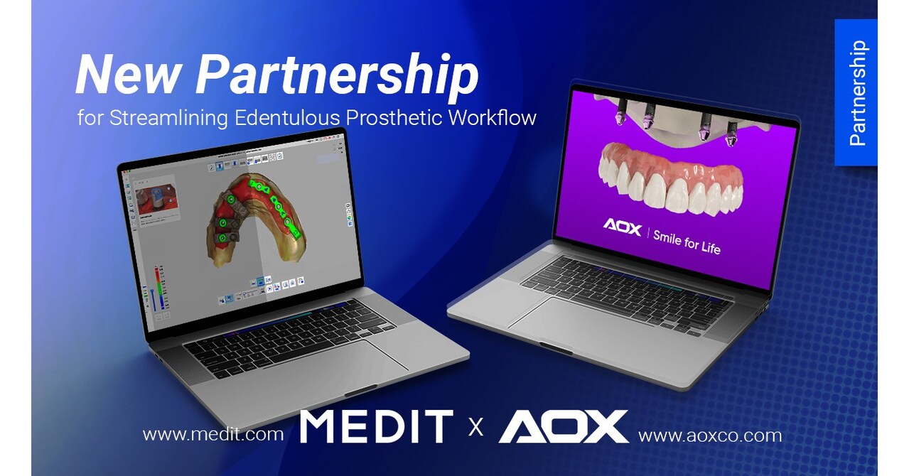 Medit Partners with Imagoworks to Enhance Edentulous Prosthetic Workflow