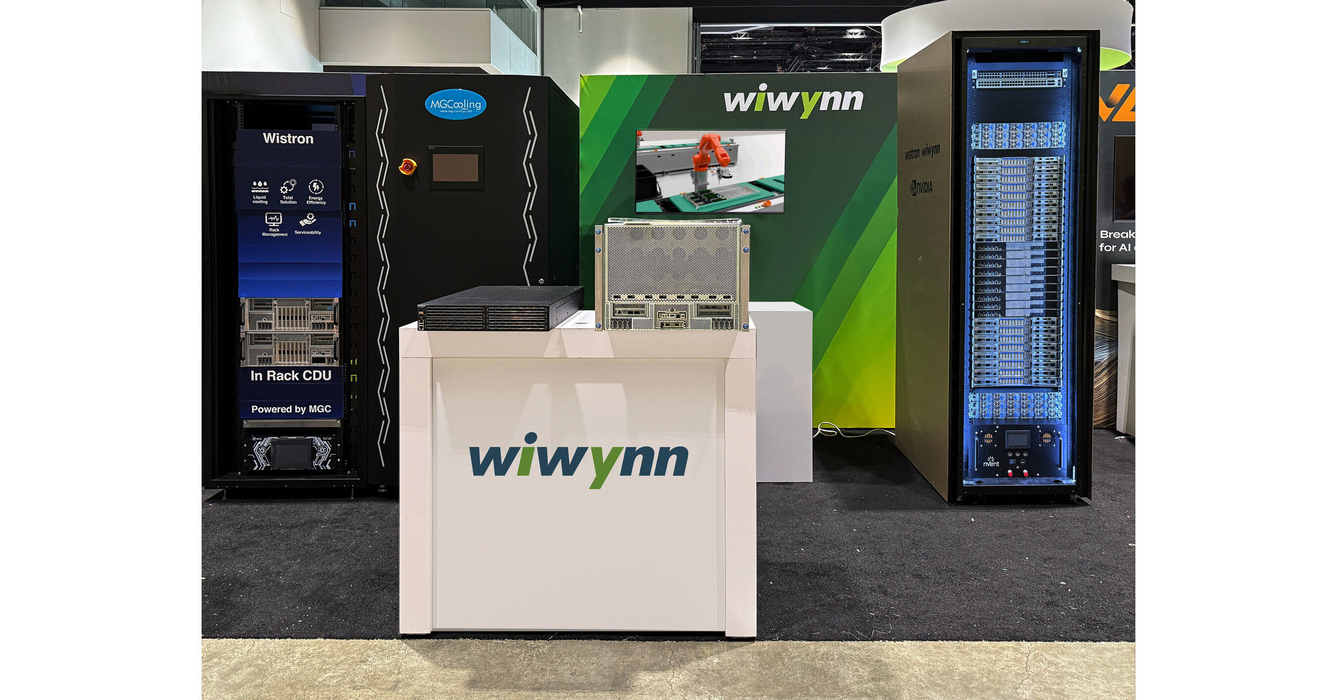 Wiwynn Showcases AI Servers Featuring NVIDIA GB300 NVL72 Platform and Liquid-Cooling Innovations ...