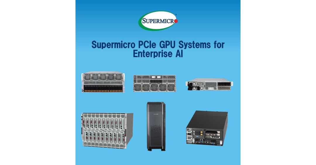 Supermicro Expands Enterprise AI Portfolio of over 100 GPU-Optimized Systems Supporting the ...