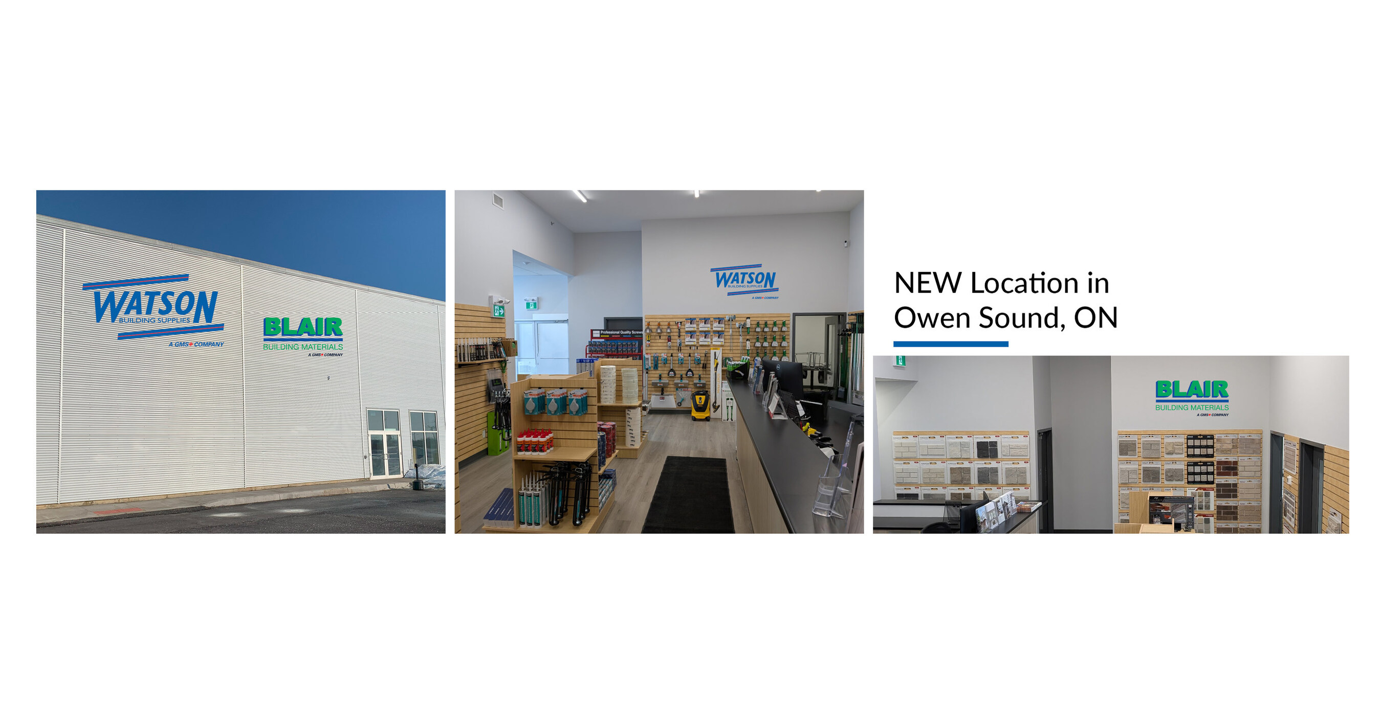 Watson Building Supplies and Blair Building Materials Announces New ...