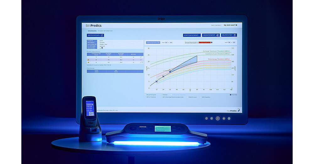Dräger expands neonatal care portfolio with BiliPredics software solution