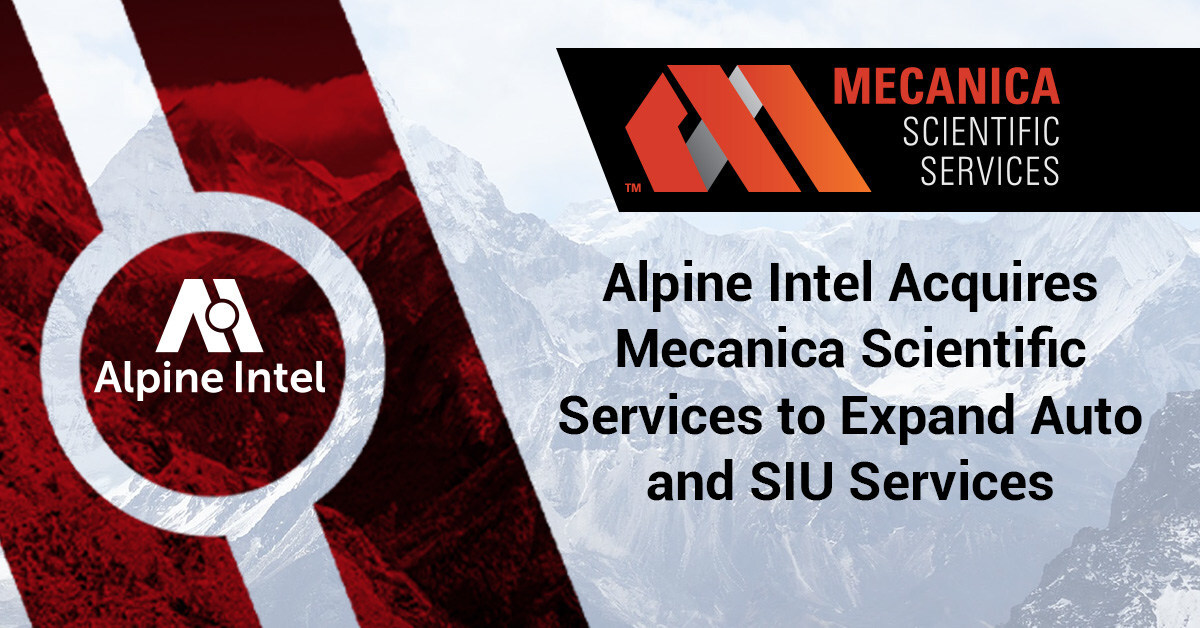Alpine Intel Announces Acquisition of Mecanica Scientific Services to ...