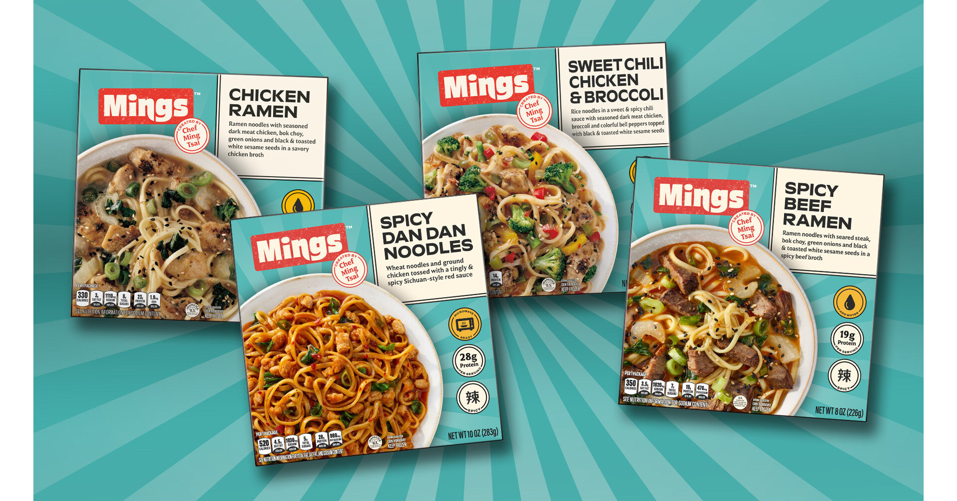 AWARD-WINNING CHEF MING TSAI DEBUTS MINGS™ NEW FROZEN MEALS NATIONWIDE