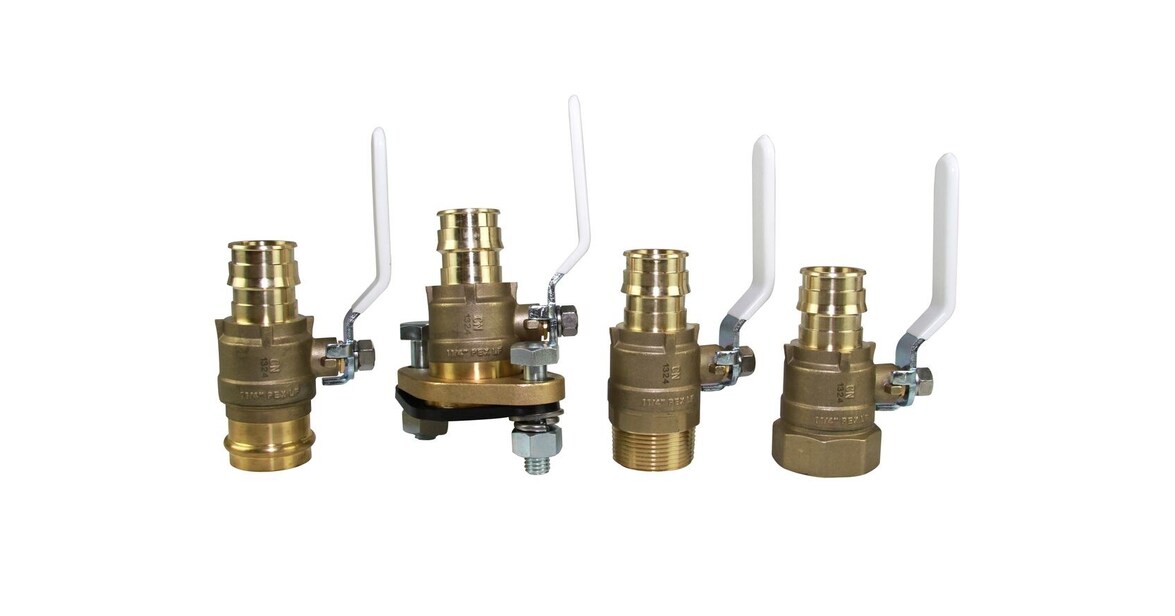 New Uponor ProPEX® LF Brass Transition Ball Valves Provide Maximum ...