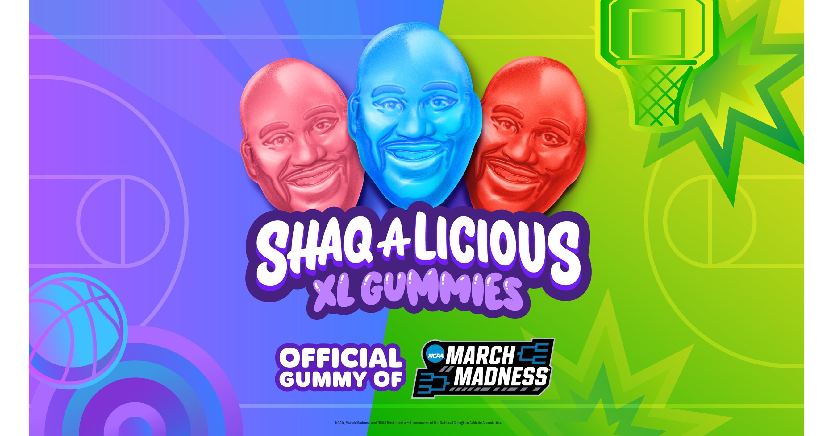 Shaq-A-Licious XL Gummies Named Official Gummy Of March Madness