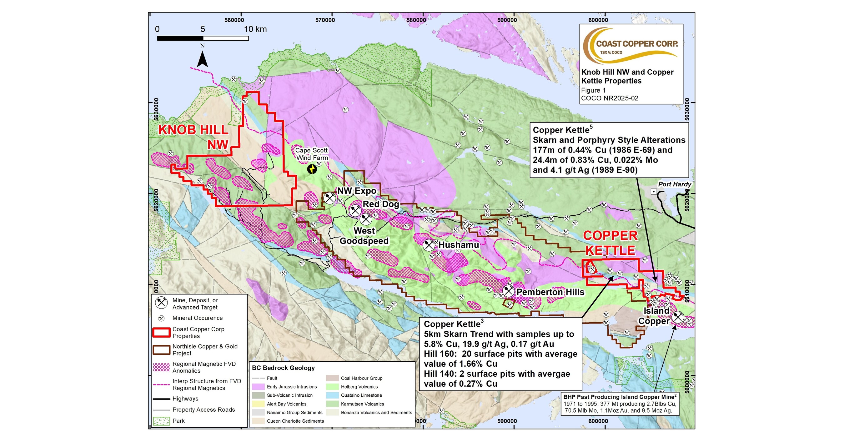 Coast Copper Stakes Additional Ground on Trend of Northisle and Past ...