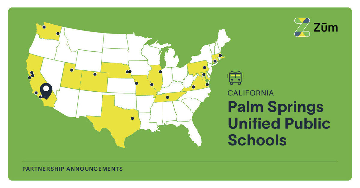 Palm Springs Unified School District Partners with Zum to Modernize ...