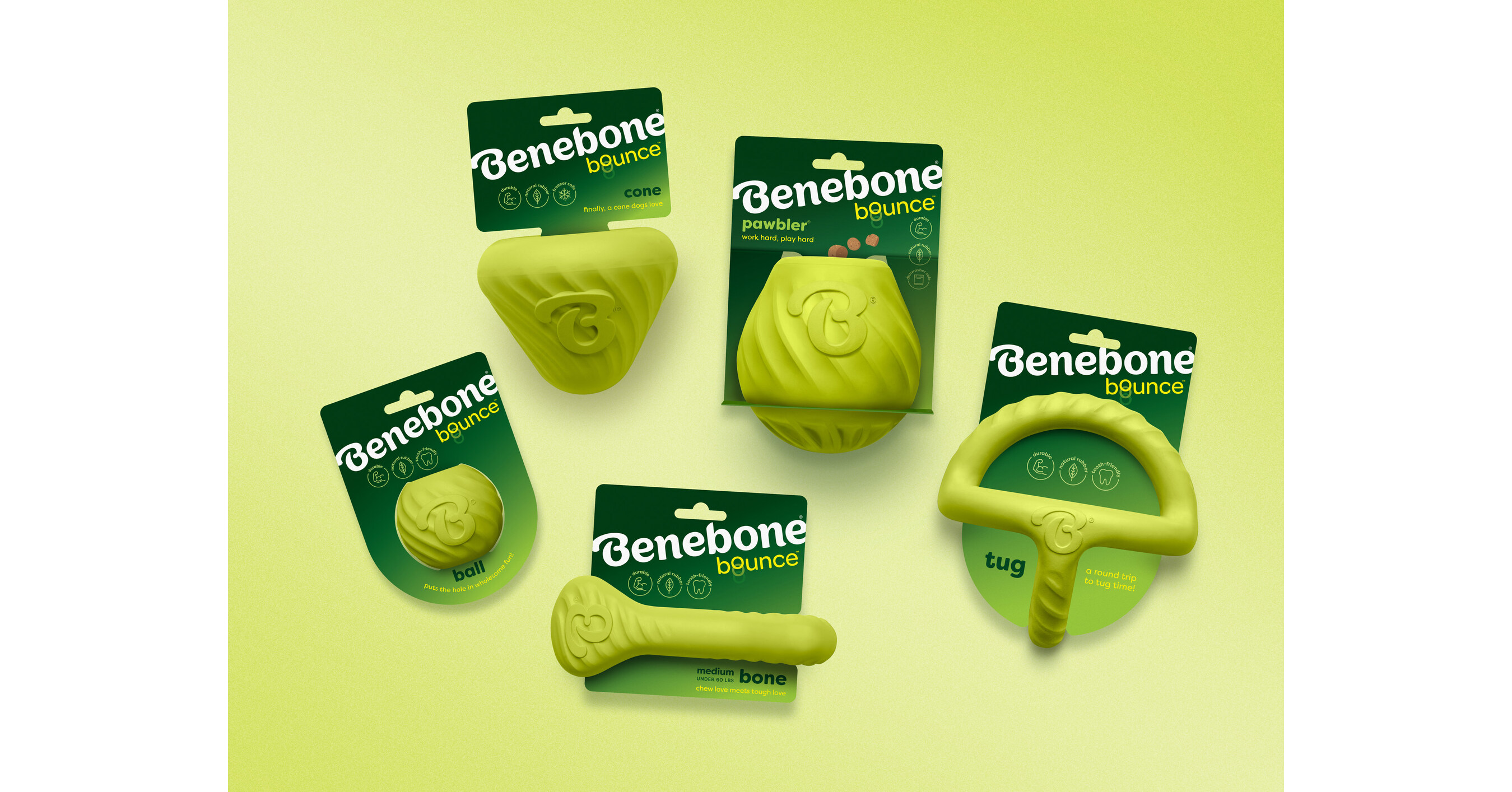 Benebone Launches Interactive Natural Rubber Dog Toys