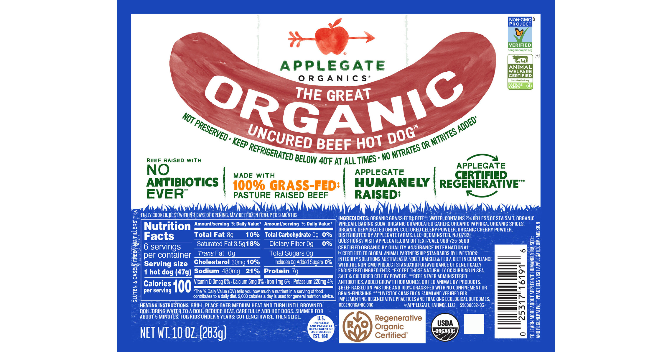 Applegate Farms, LLC Beats 2025 Regenerative Goal, Transitions All Beef ...