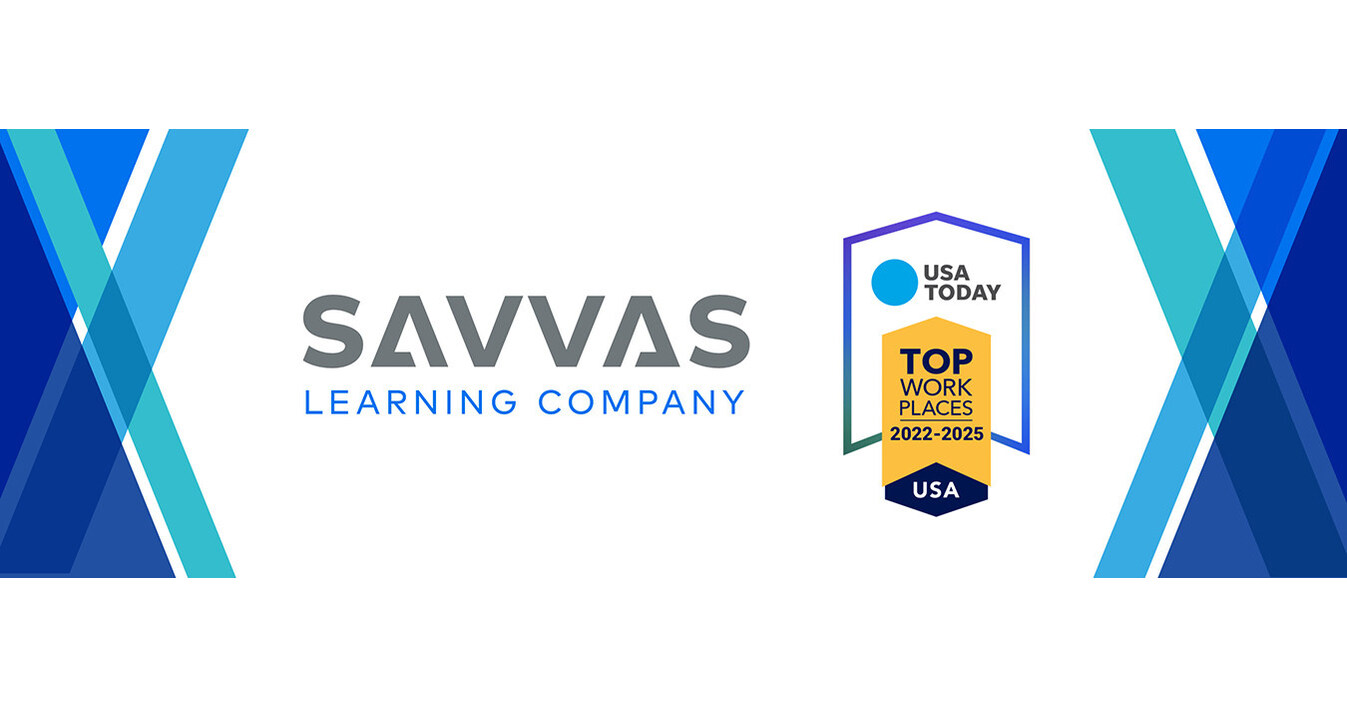 Savvas Learning Company Receives Top Workplaces USA Award for Fourth ...