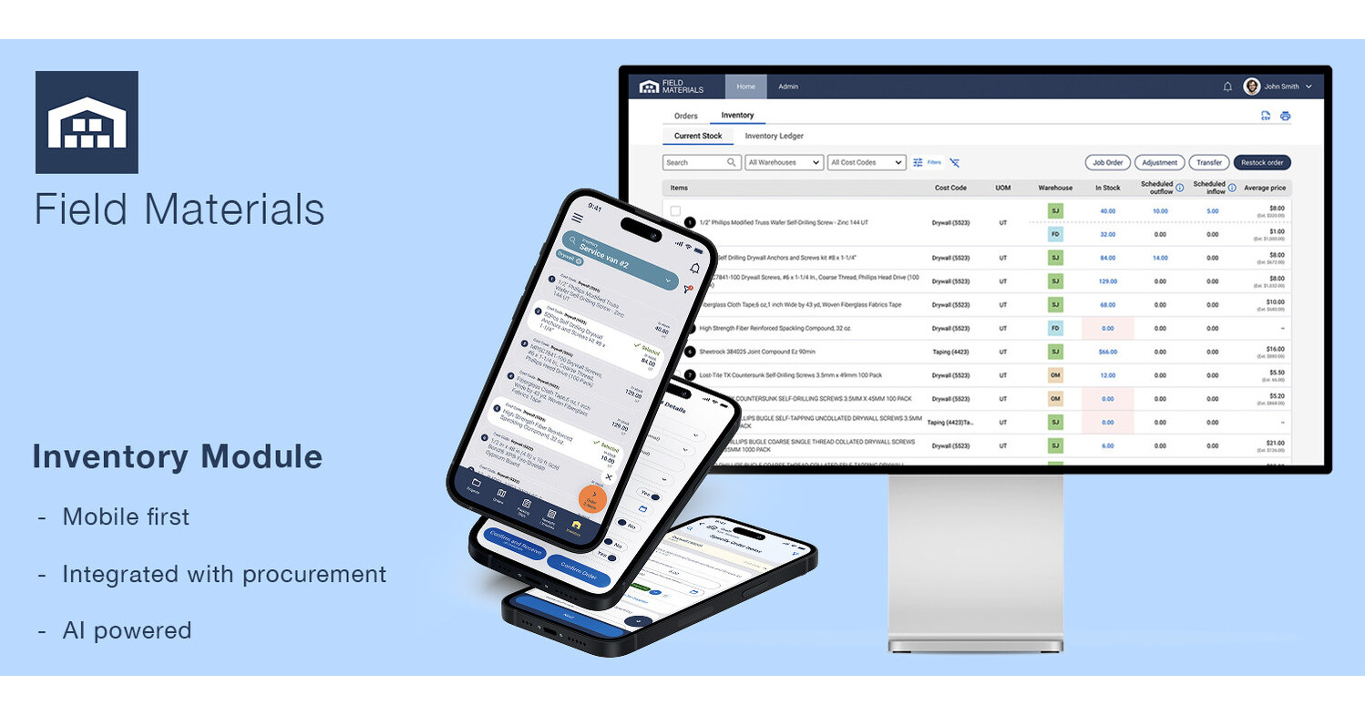 Field Materials Launches Inventory Management Module to Deliver on ...