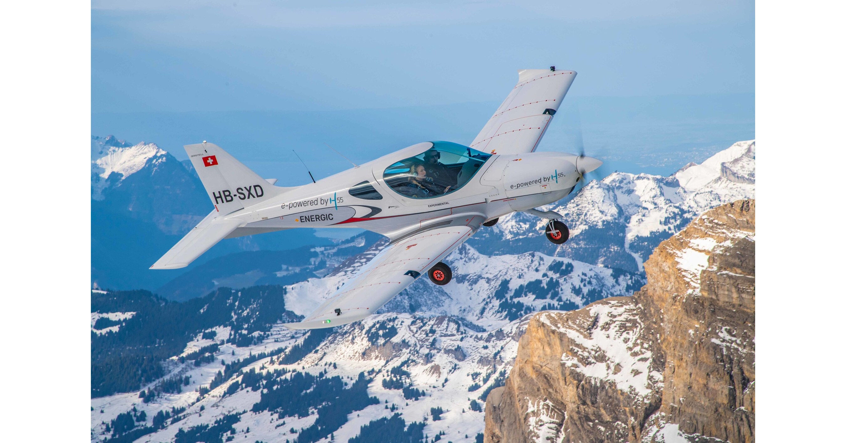 H55 FLIES 'ACROSS AMERICA' IN ITS ELECTRIC AIRCRAFT, THE B23 ENERGIC ...